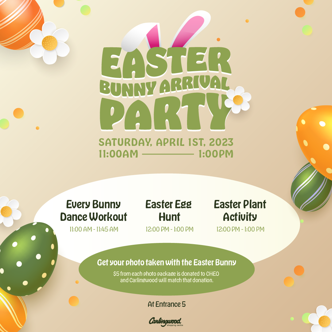 Easter Bunny Arrival Party - Ottawa Kids